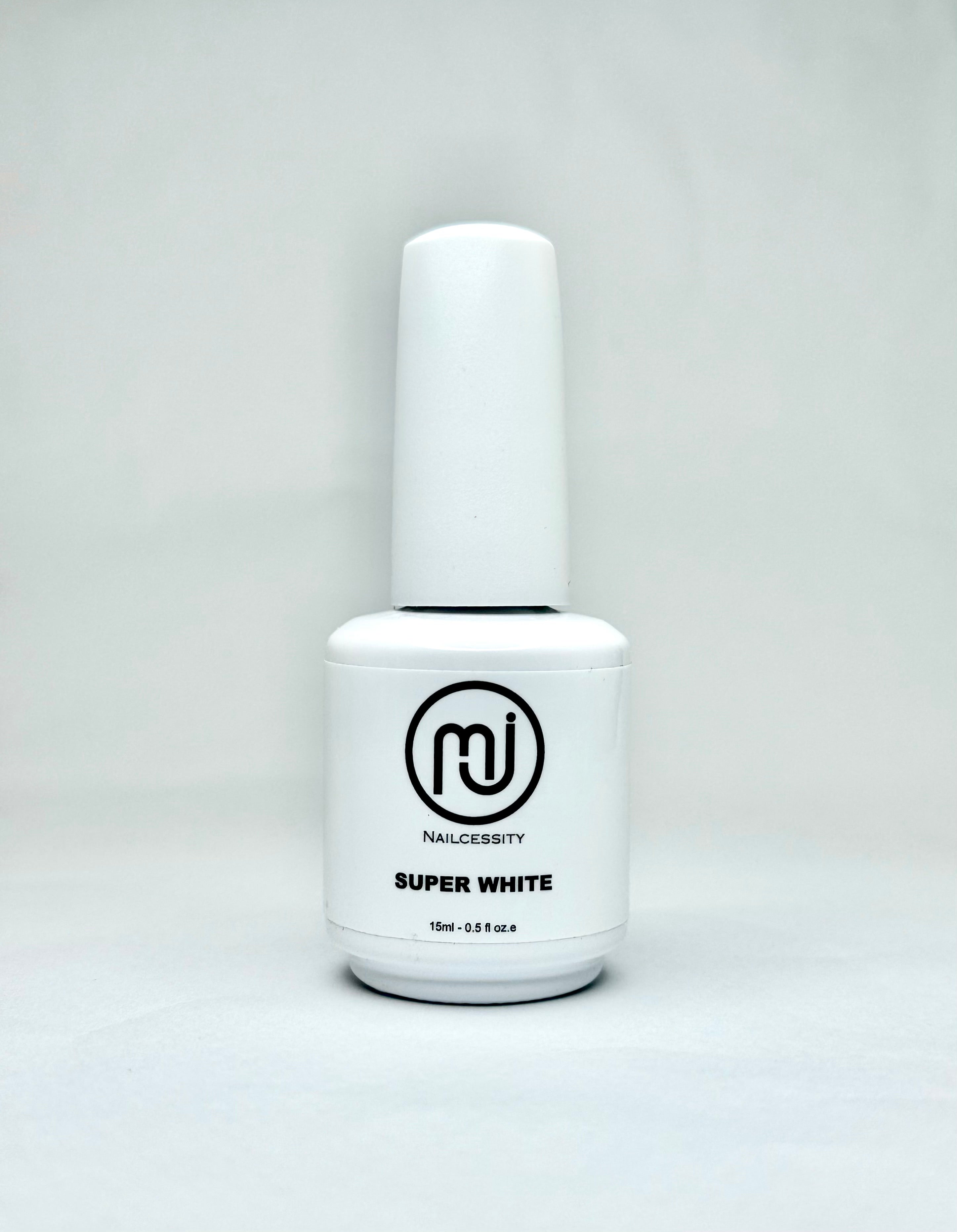 Super White Gel Polish – MJ Nailcessity